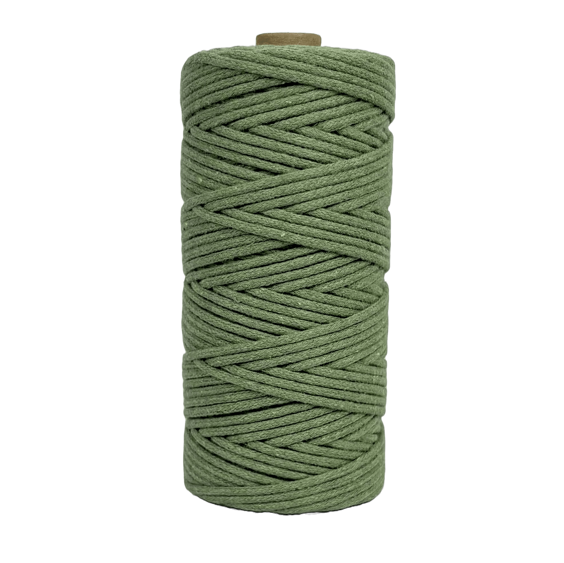 3mm Braided Macrame Cord 100mtr - Eucalyptus — Harry & Wilma
