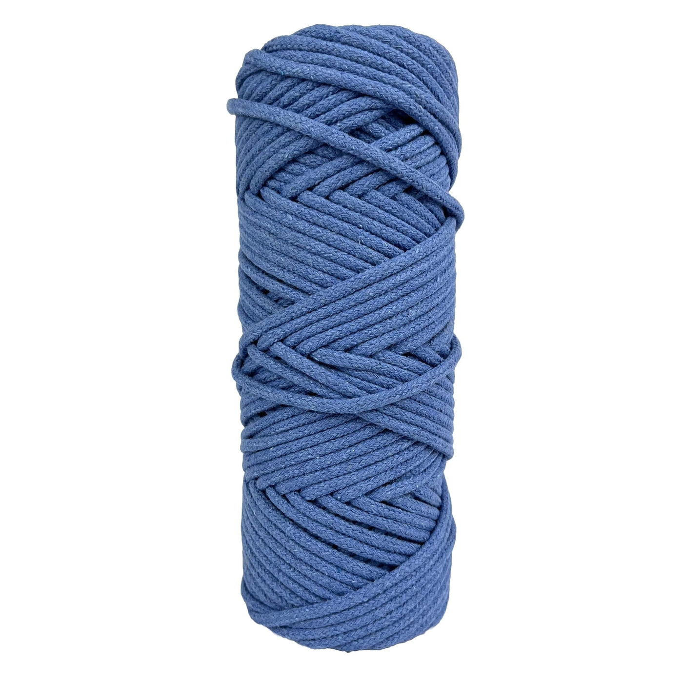 4mm Braided Macrame Cord 50mtr - Denim Blue — Harry & Wilma