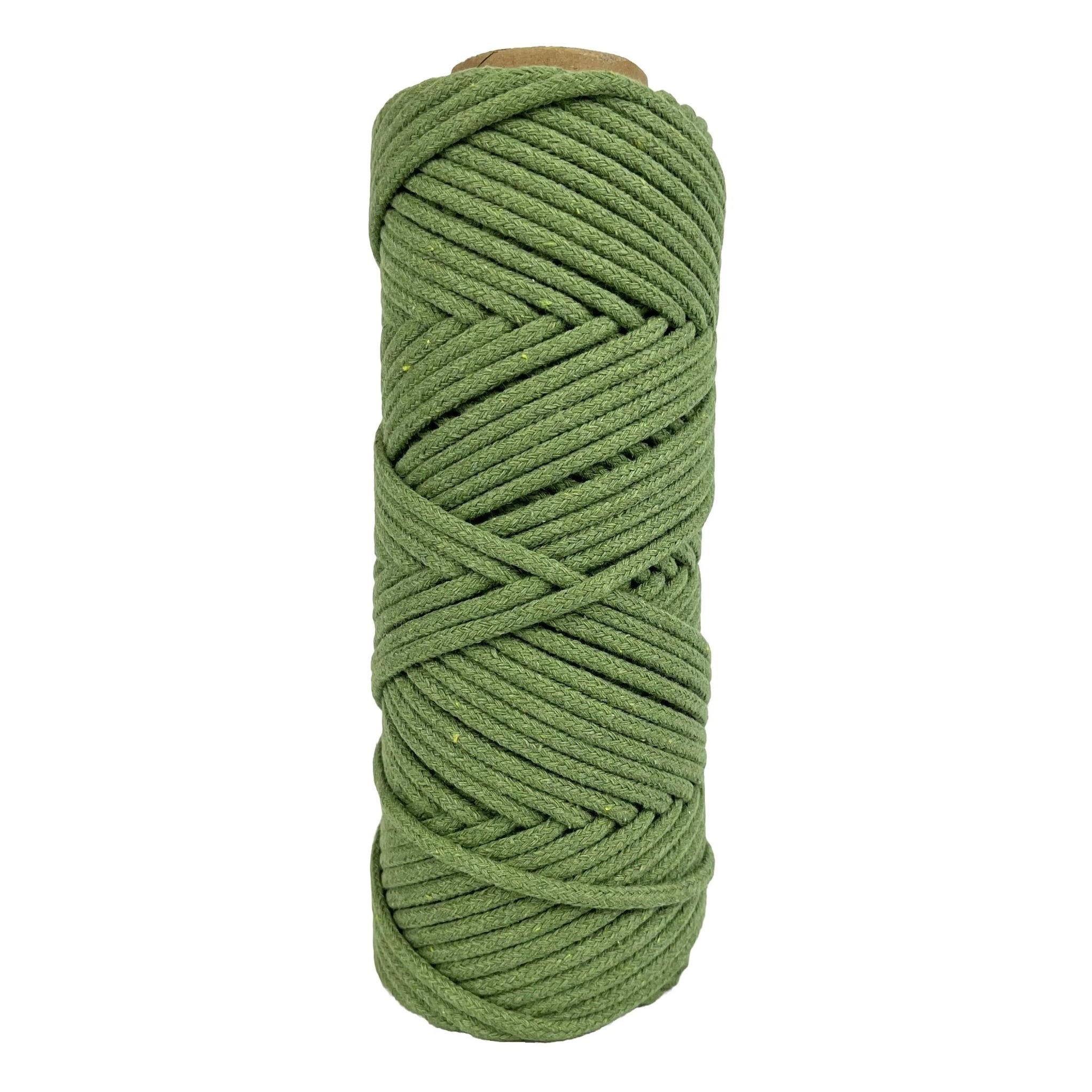 4mm Braided Macrame Cord 50mtr - Eucalyptus — Harry & Wilma