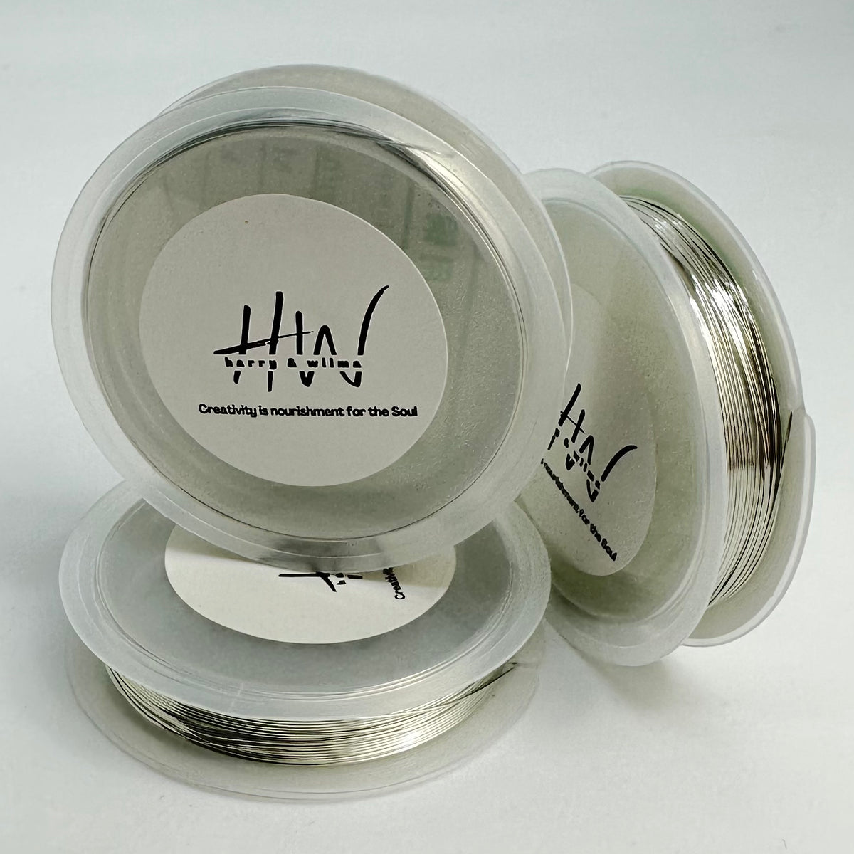 Silver Copper Wire 0.5mm 5.5mt per roll - 3 Rolls — Harry & Wilma