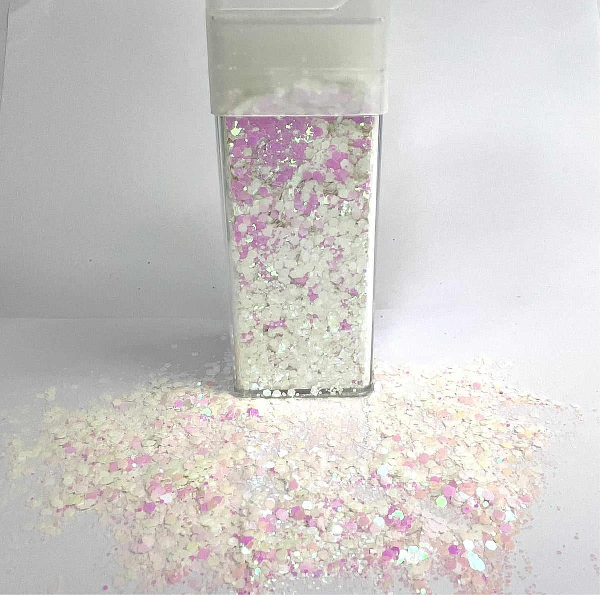 Chunky Glitter Large 125g Super Sparkle - Iridescent White Snow — Harry ...