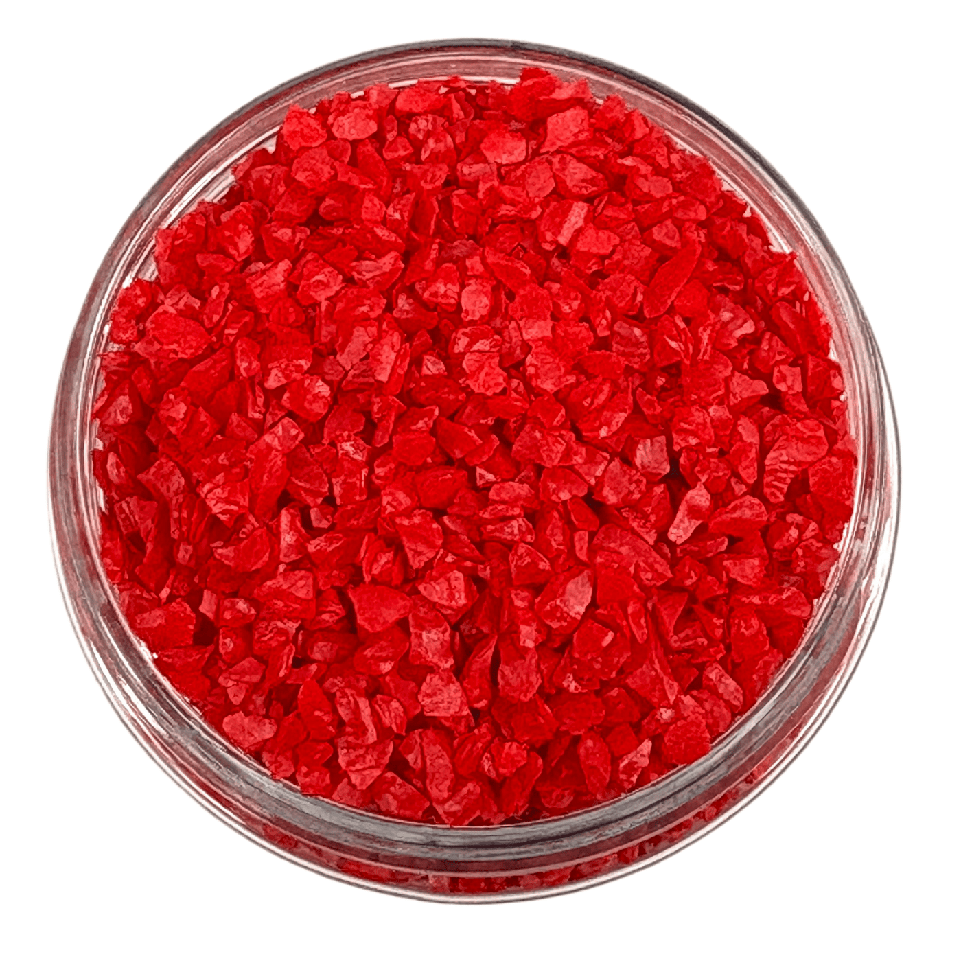 Glass Art Shards 90g Jar - Opaque Matte Med Ruby Red — Harry & Wilma