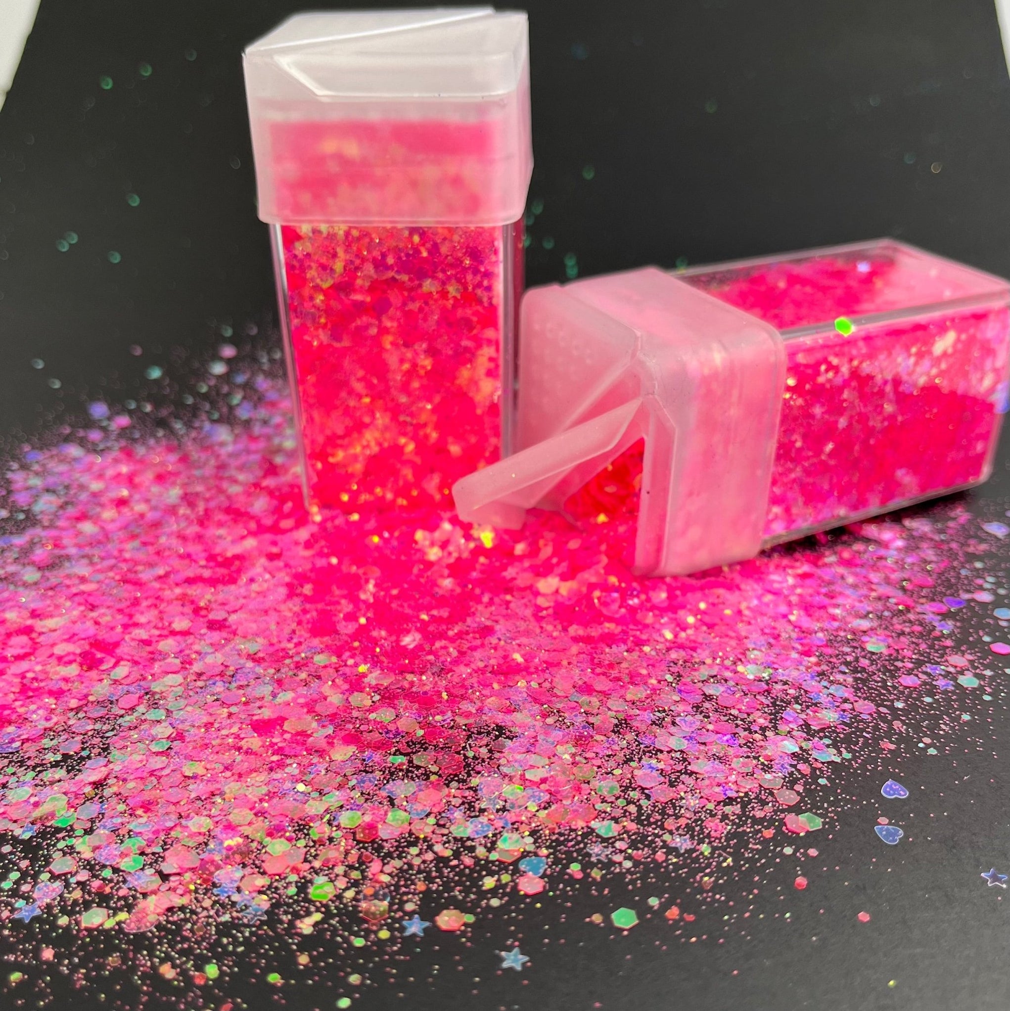 Luxe Pastels Glitter Pink Poppy 42g — Harry & Wilma