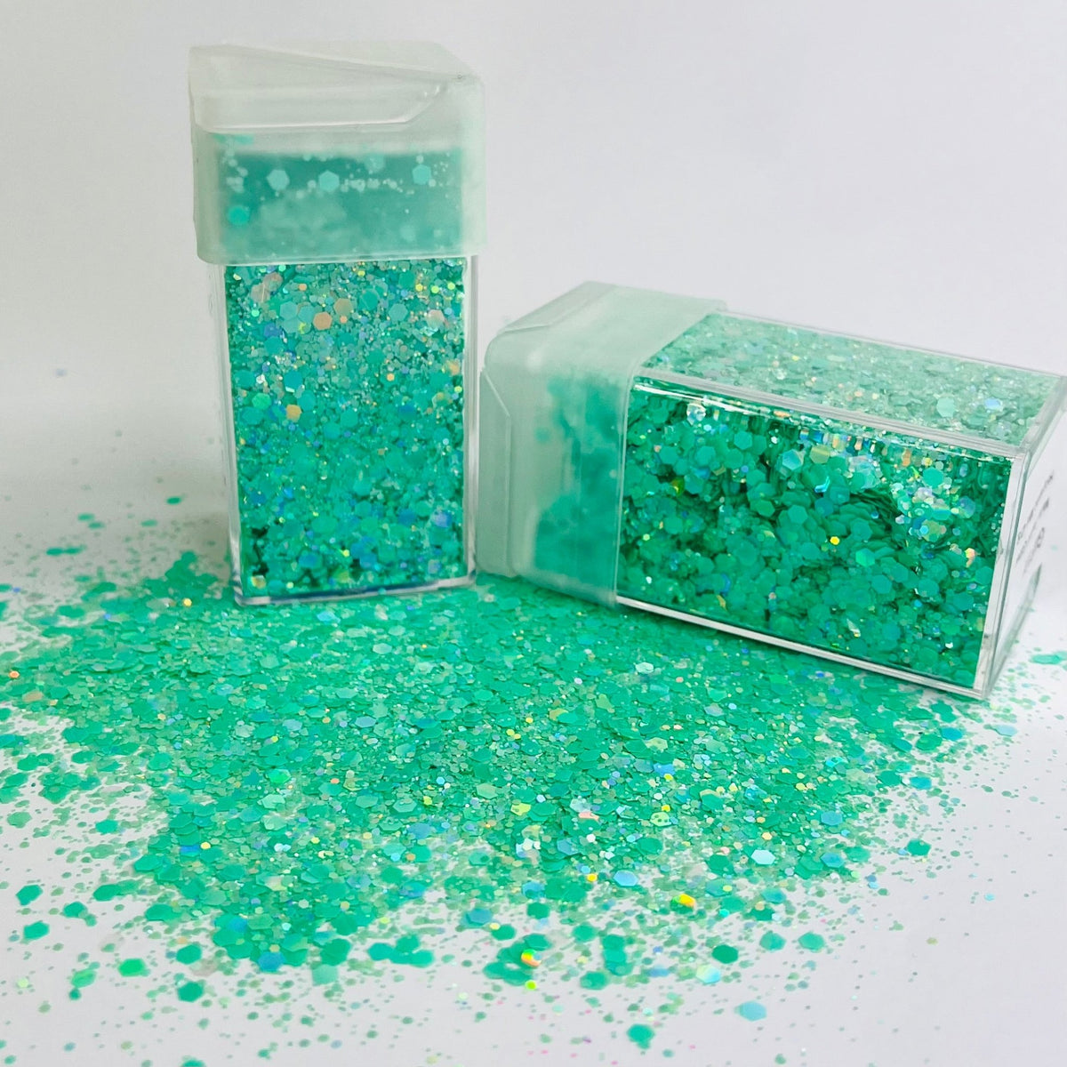Matte Pastel Glitter Holographic Aqua 42g — Harry & Wilma