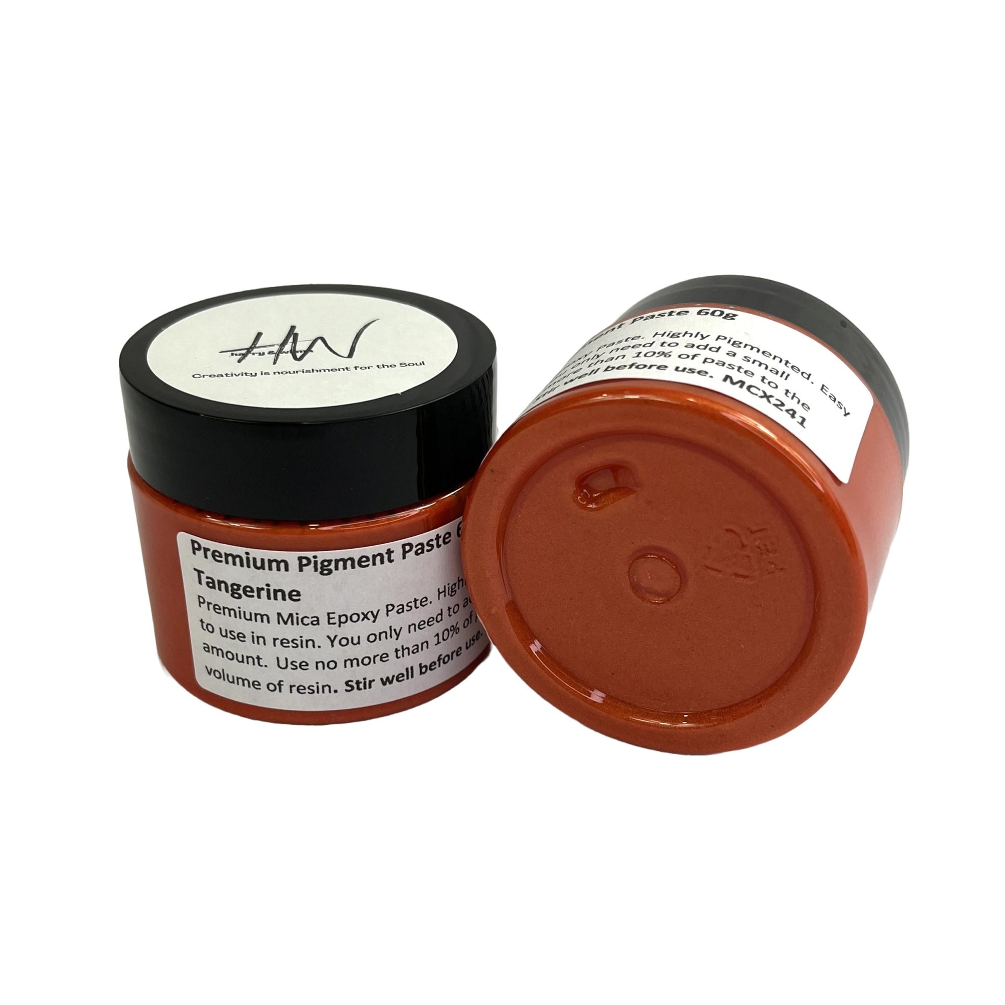 Premium Luster Pigment Paste 60g - Tangerine — Harry & Wilma