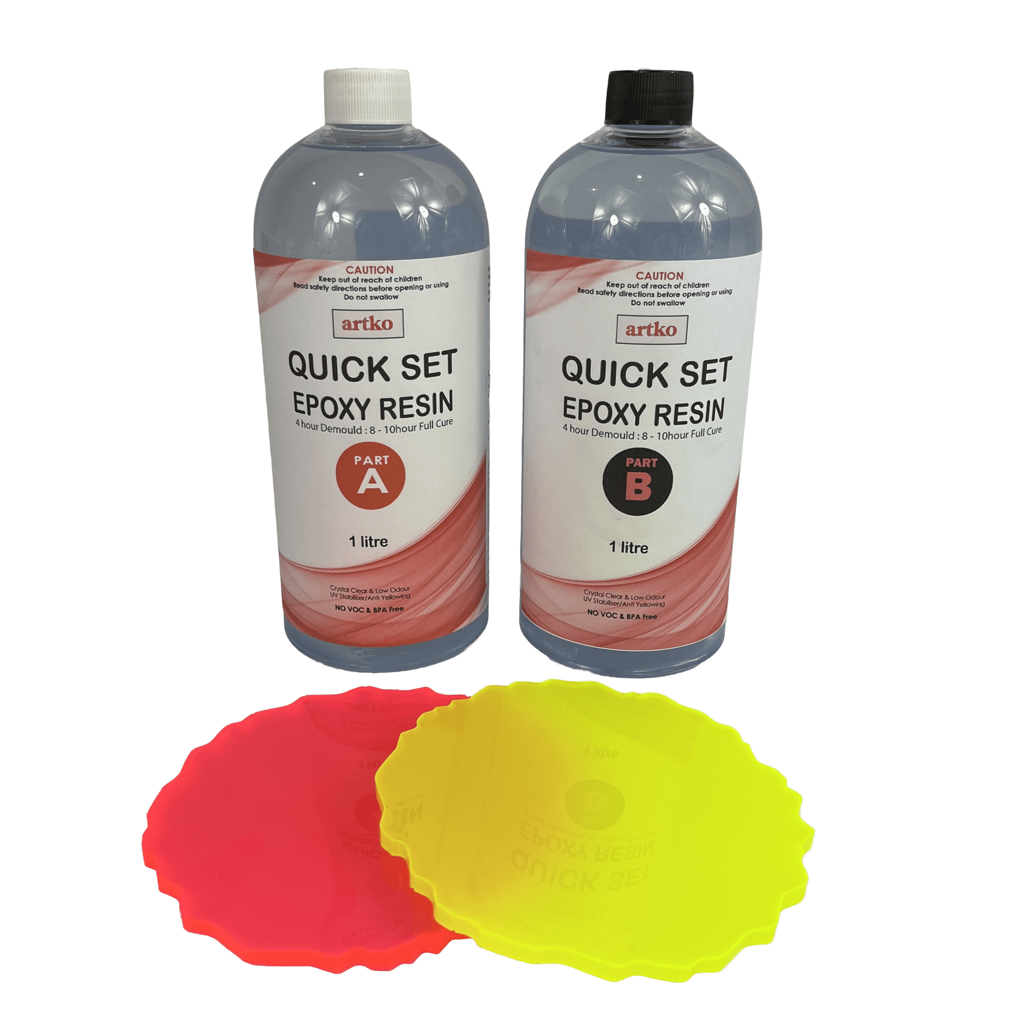 Quick Set Epoxy Resin 2 litre - Ultra Fast Setting Epoxy — Harry & Wilma