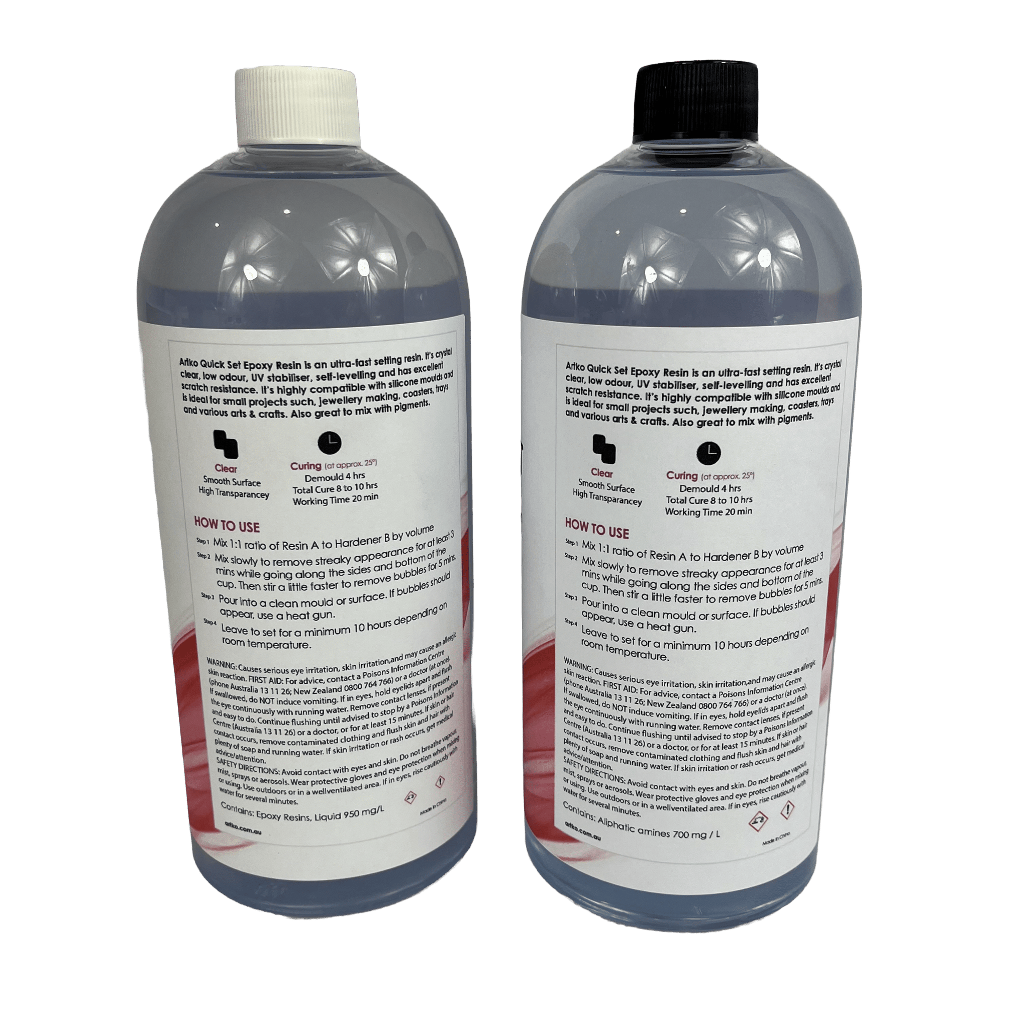 Quick Set Epoxy Resin 2 litre - Ultra Fast Setting Epoxy — Harry & Wilma