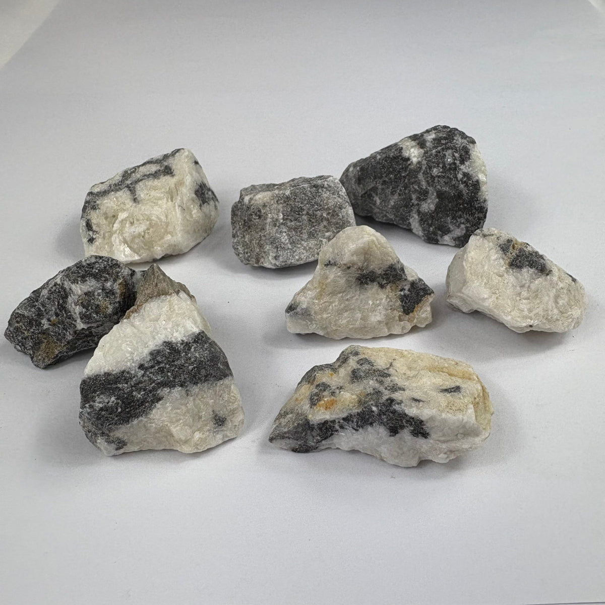 Semi Precious Rough Stone 250g - zebra stone 8pc 4cm - 5cm per pc ...