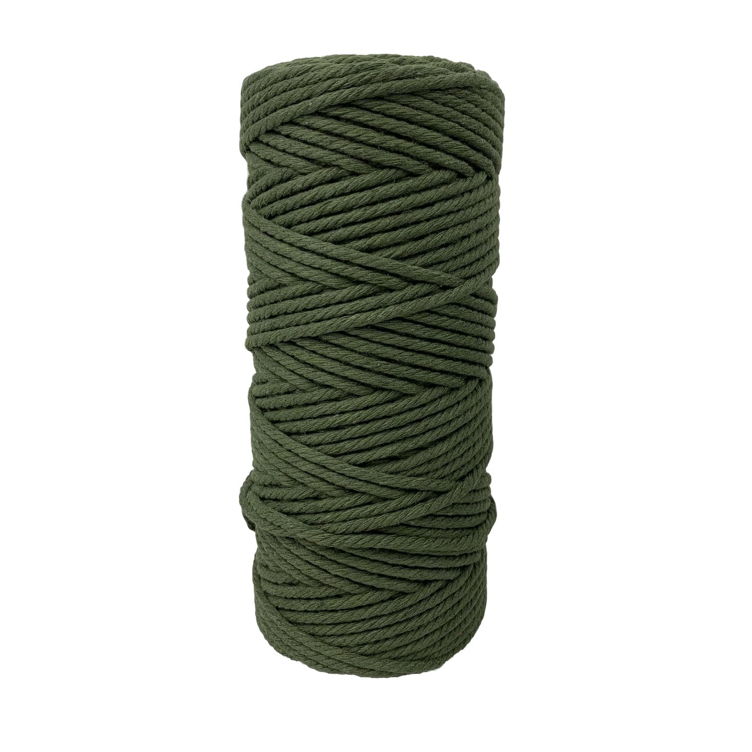 3mm Macrame Rope 100mtr roll - Moss Green — Harry & Wilma
