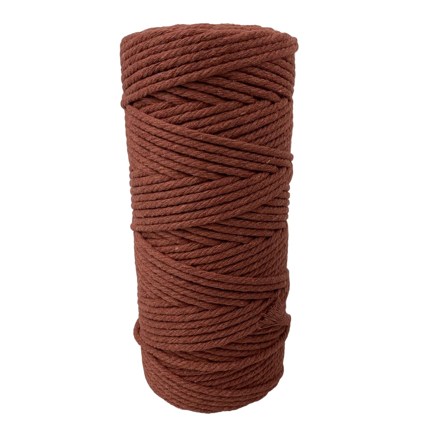 3mm Macrame Rope 100mtr roll - Rust — Harry & Wilma