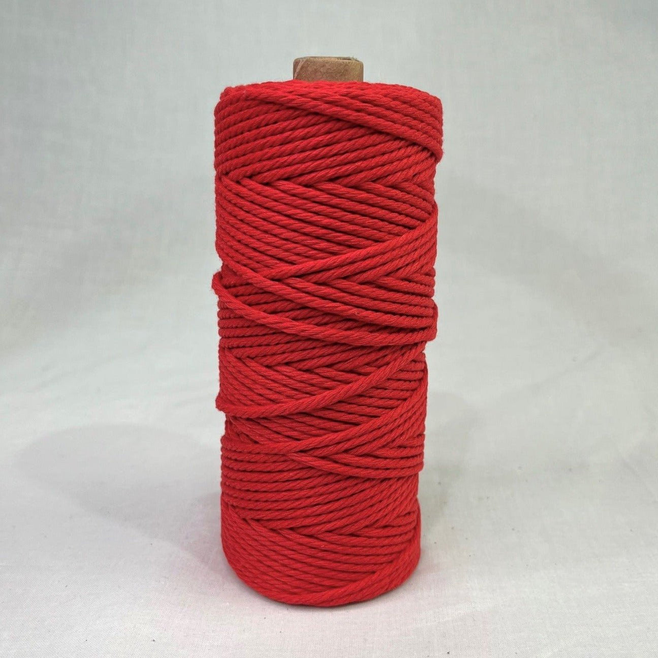 3mm Macrame Cotton Rope 100mtr roll - Red — Harry & Wilma