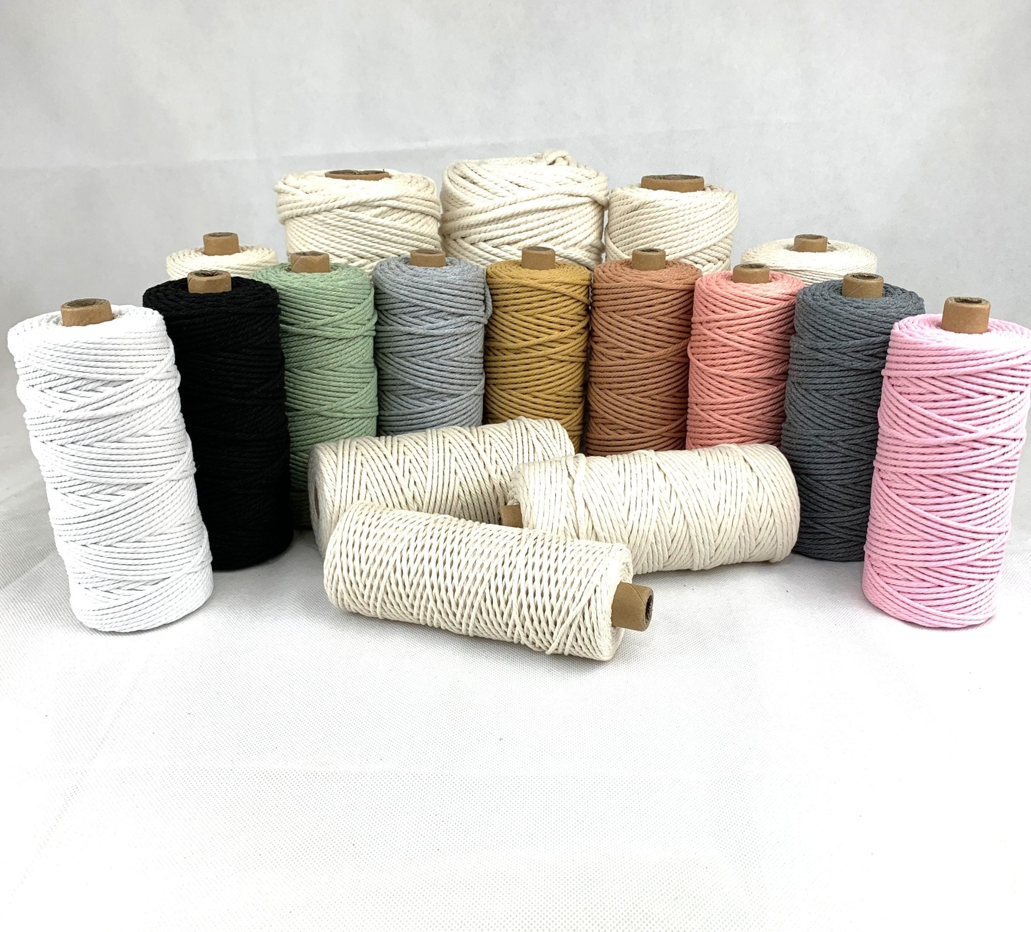 6mm Macrame Natural Cotton Rope 50mtr Roll — Harry & Wilma
