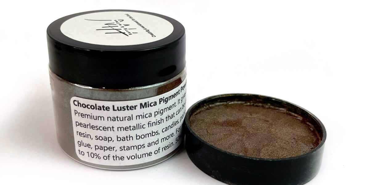 Chocolate - Lustre Mica Powder 50ml jar — Harry & Wilma
