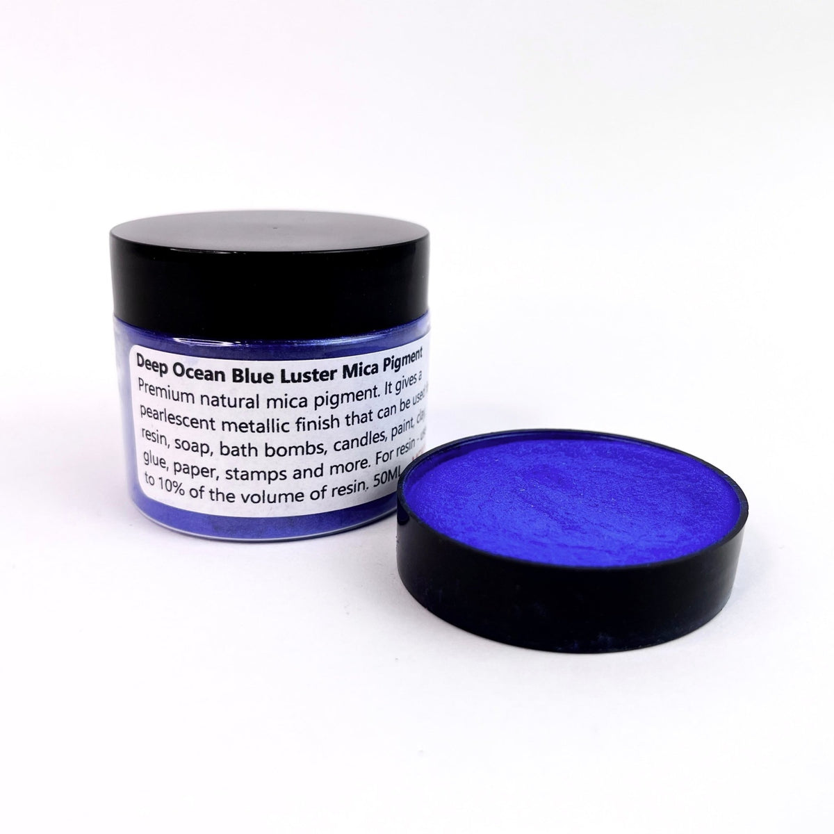 Deep Ocean Blue - Lustre Mica Powder 50ml jar — Harry & Wilma
