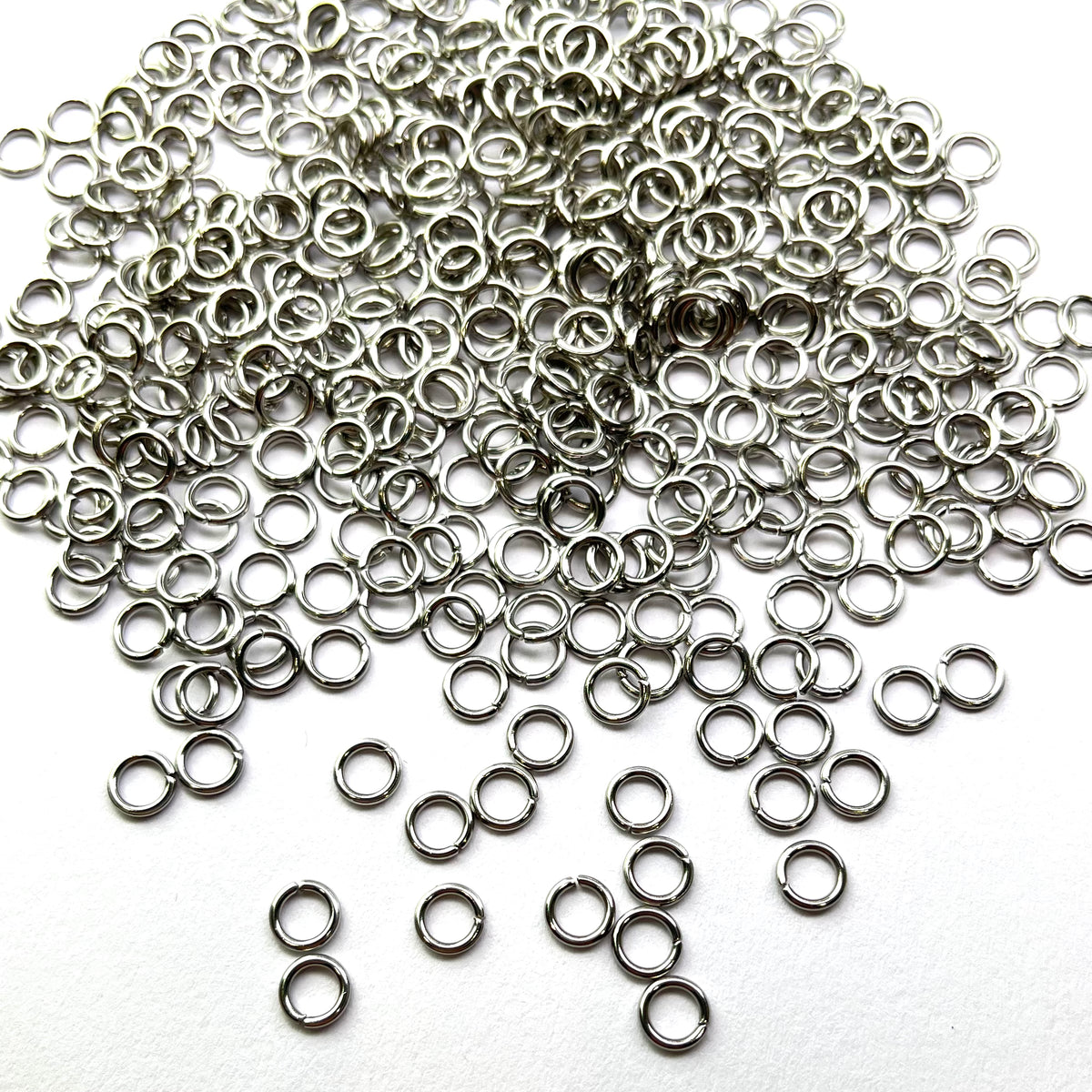 Jump Rings 6mm 500pcs - Stainless Steel — Harry & Wilma