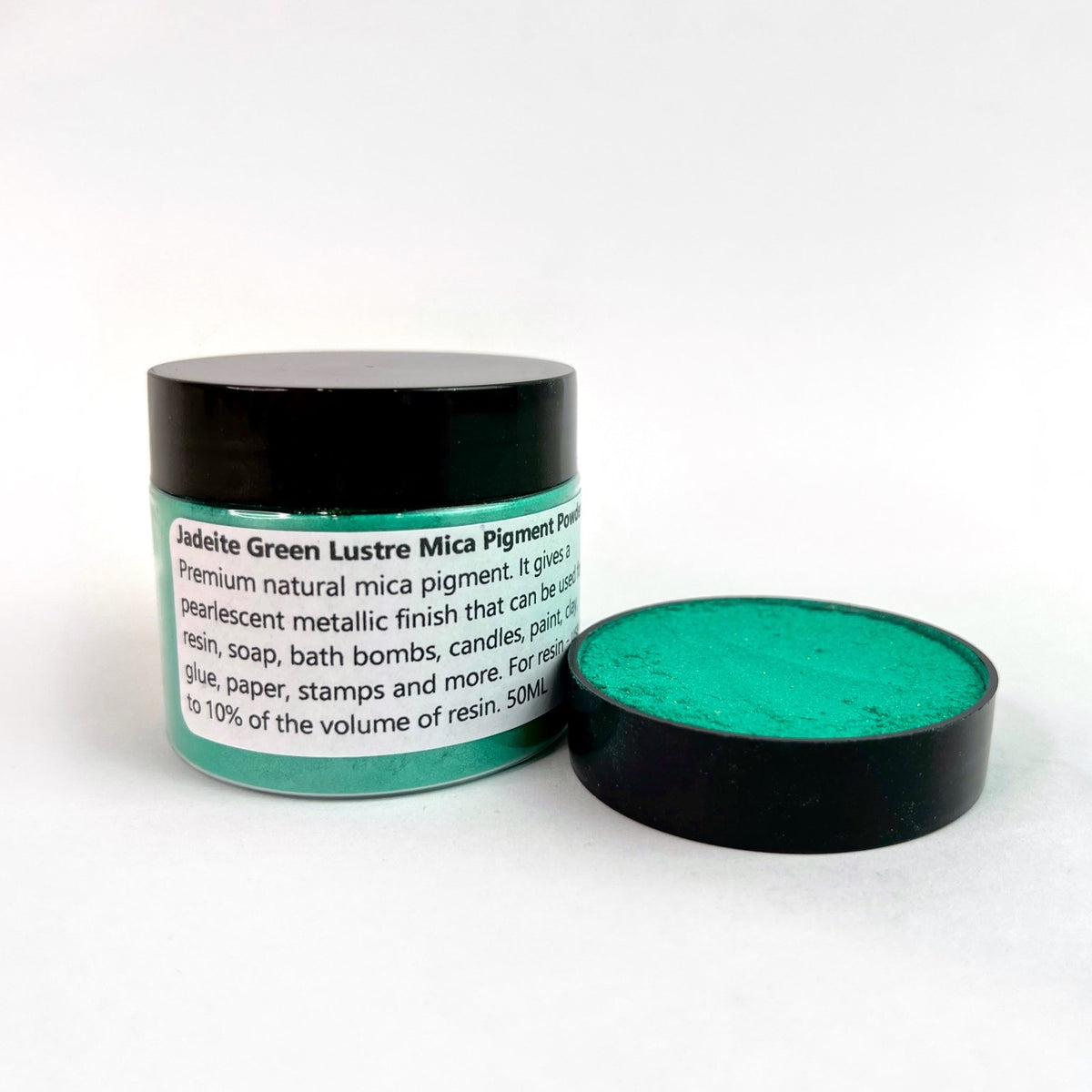 Jadeite Green - Lustre Mica Powder 50ml jar — Harry & Wilma
